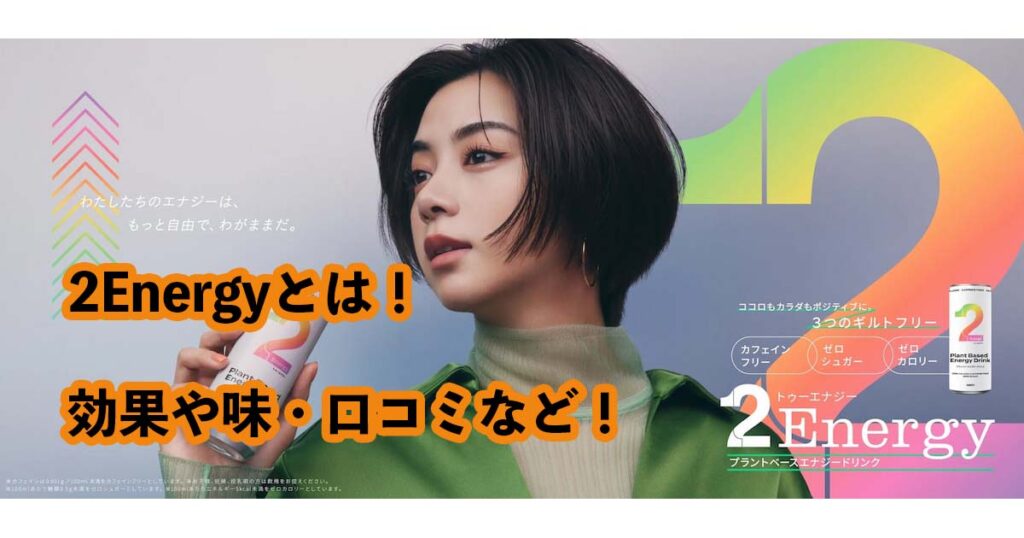 【効果ある？】トゥーエナジー（2Energy）とは！口コミ・評判！